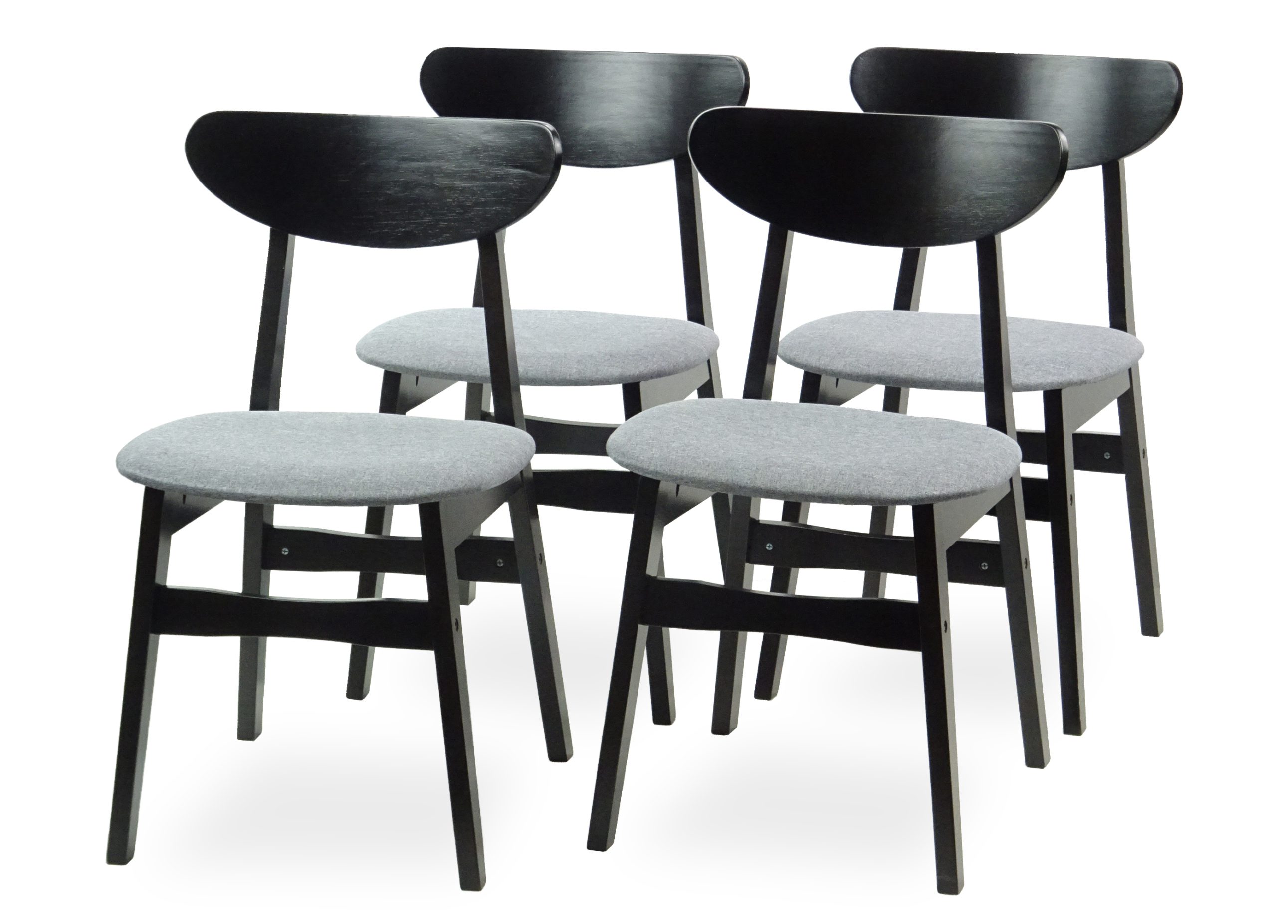 Set of 2 Solid Wood Yumiko Dining Kitchen Side Chairs